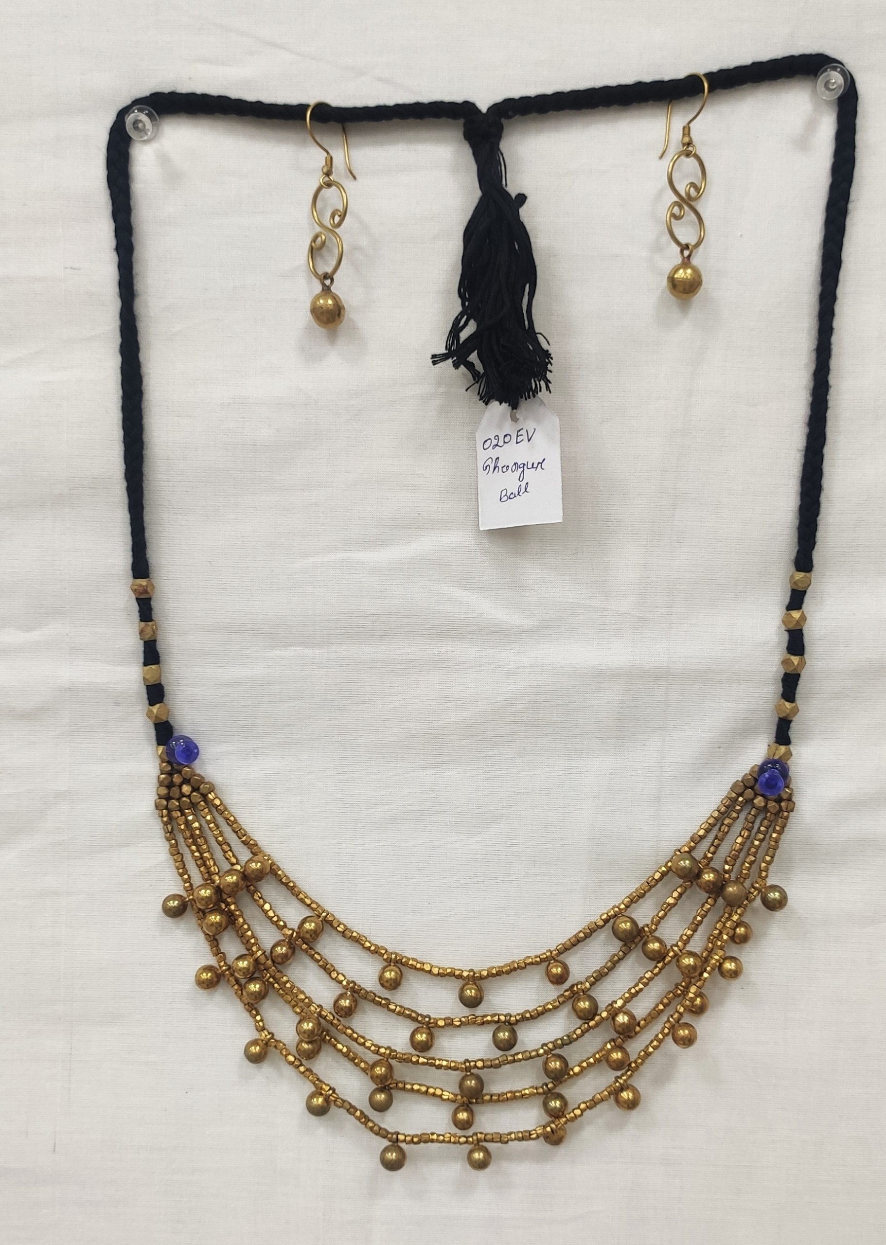 Tribal Jewellery Necklace & Earrings (2 in 1 Set) - Utkalika Odisha