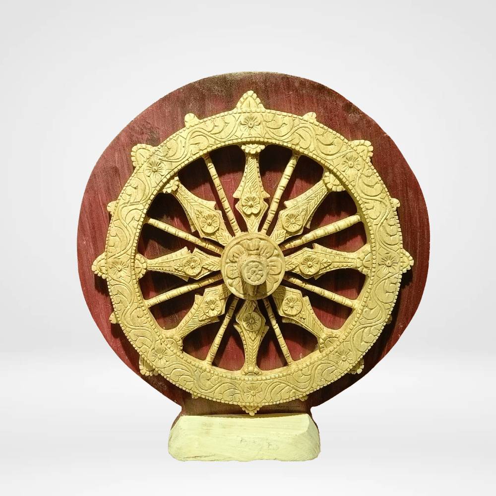 Wooden Konark Chakra - Utkalika Odisha