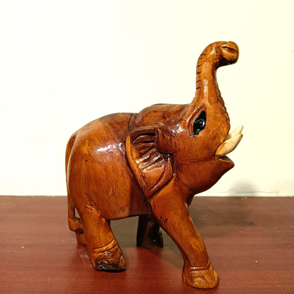 TEAK WOOD ELEPHANT - Utkalika Odisha