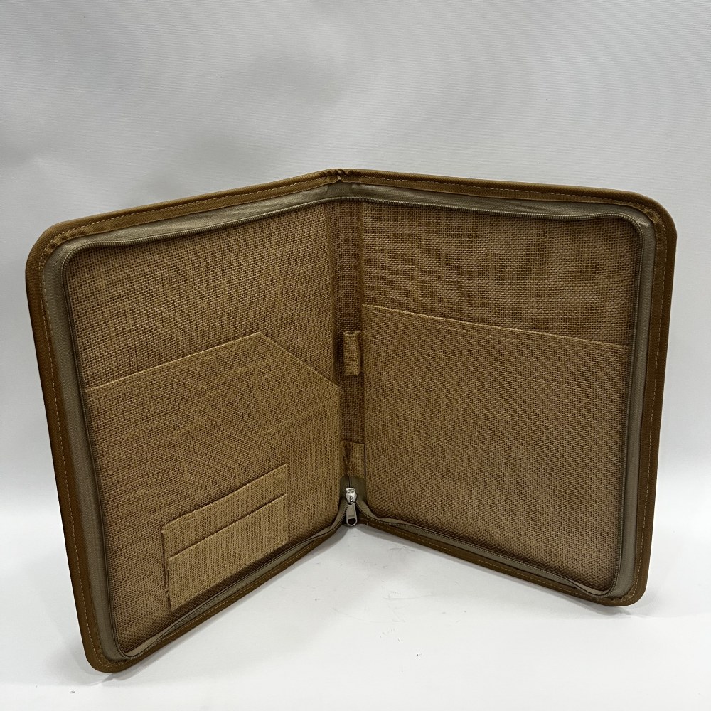 Jute ipad/ file folder with Foldable Handle - Utkalika Odisha