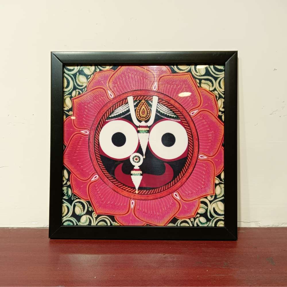 JAGANNATHA WOOD PAINTING FRAME - Utkalika Odisha