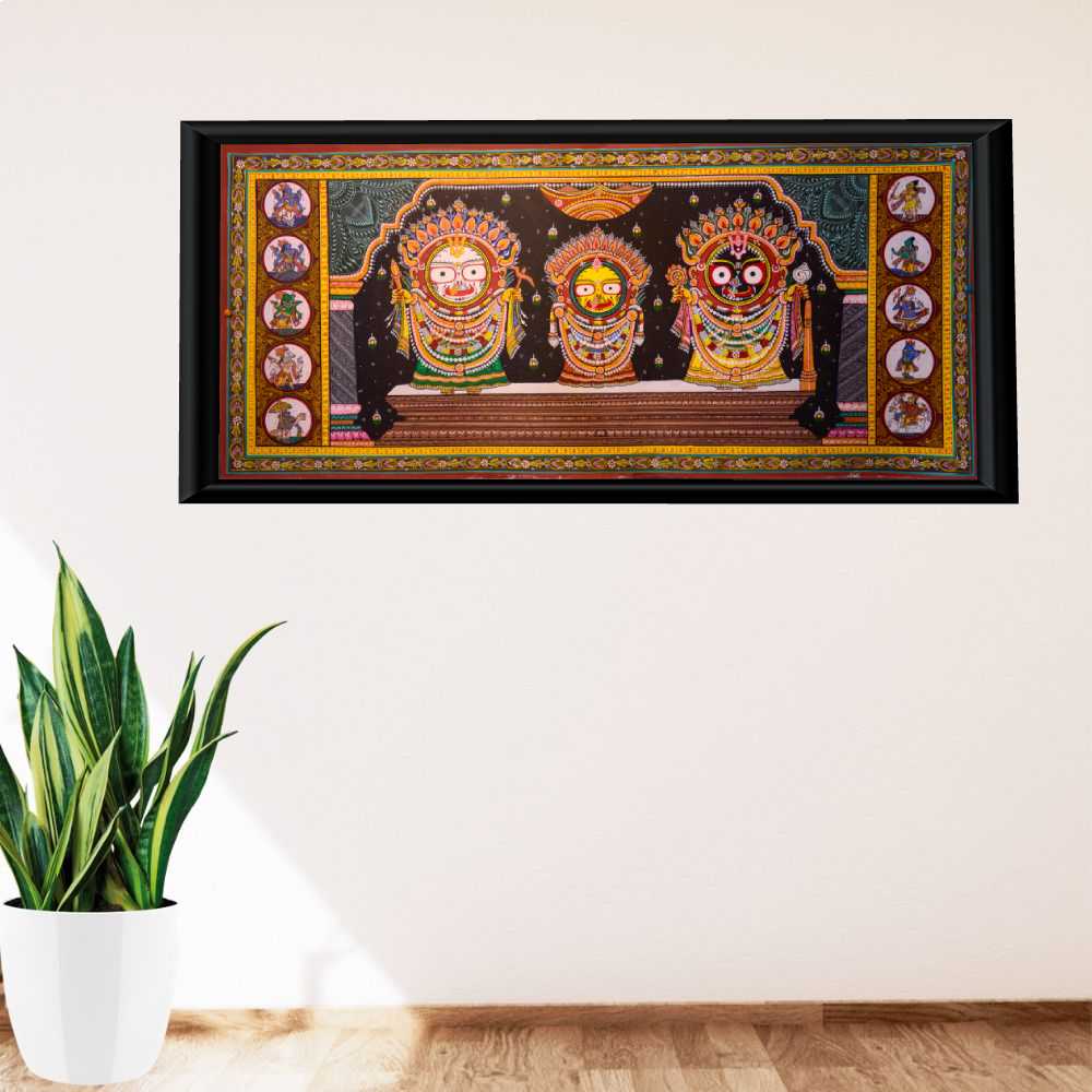JAGANNATHA BALABHADRA SUBHADRA PATTACHITRA - Utkalika Odisha