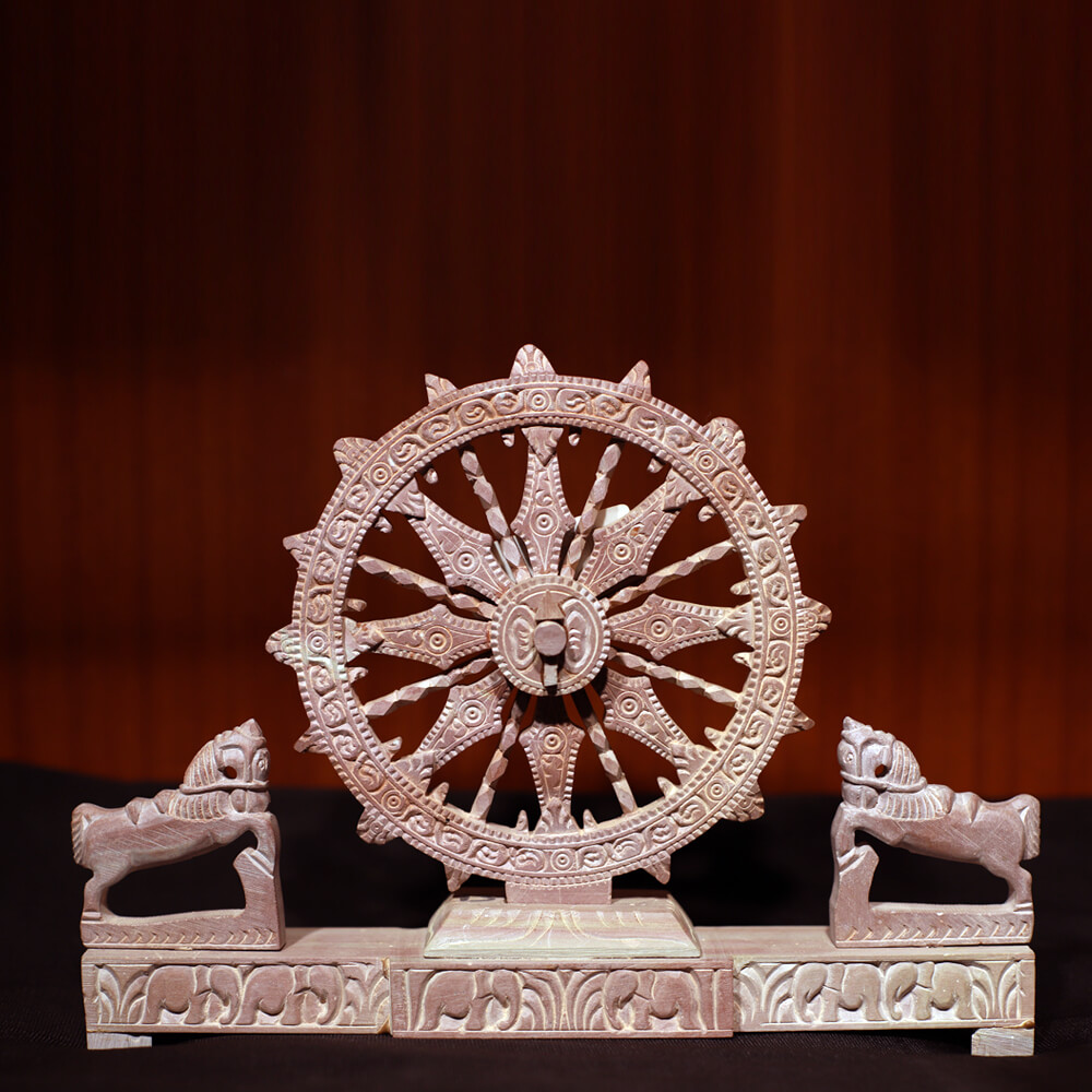 PINK STONE KONARK WHEEL - Utkalika Odisha