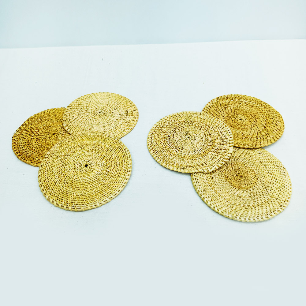 Plate Runners (Set of 6 ) - Golden Grass - Utkalika Odisha