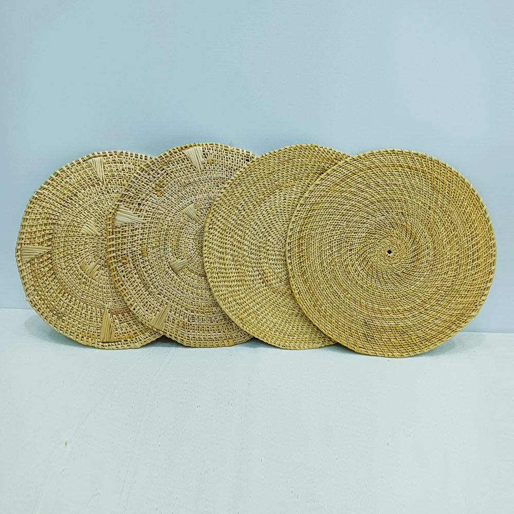 Large Size Plate Runner ( Set of 4 ) - Golden Grass - Utkalika Odisha
