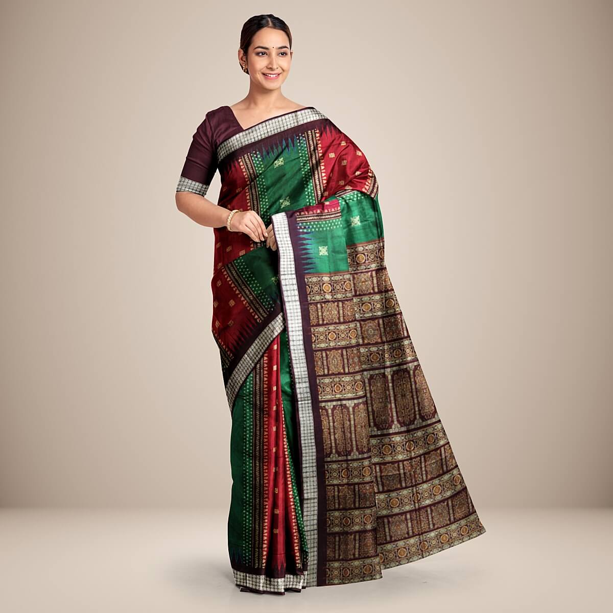 Spl Design Bomkai Silk Saree - Utkalika Odisha