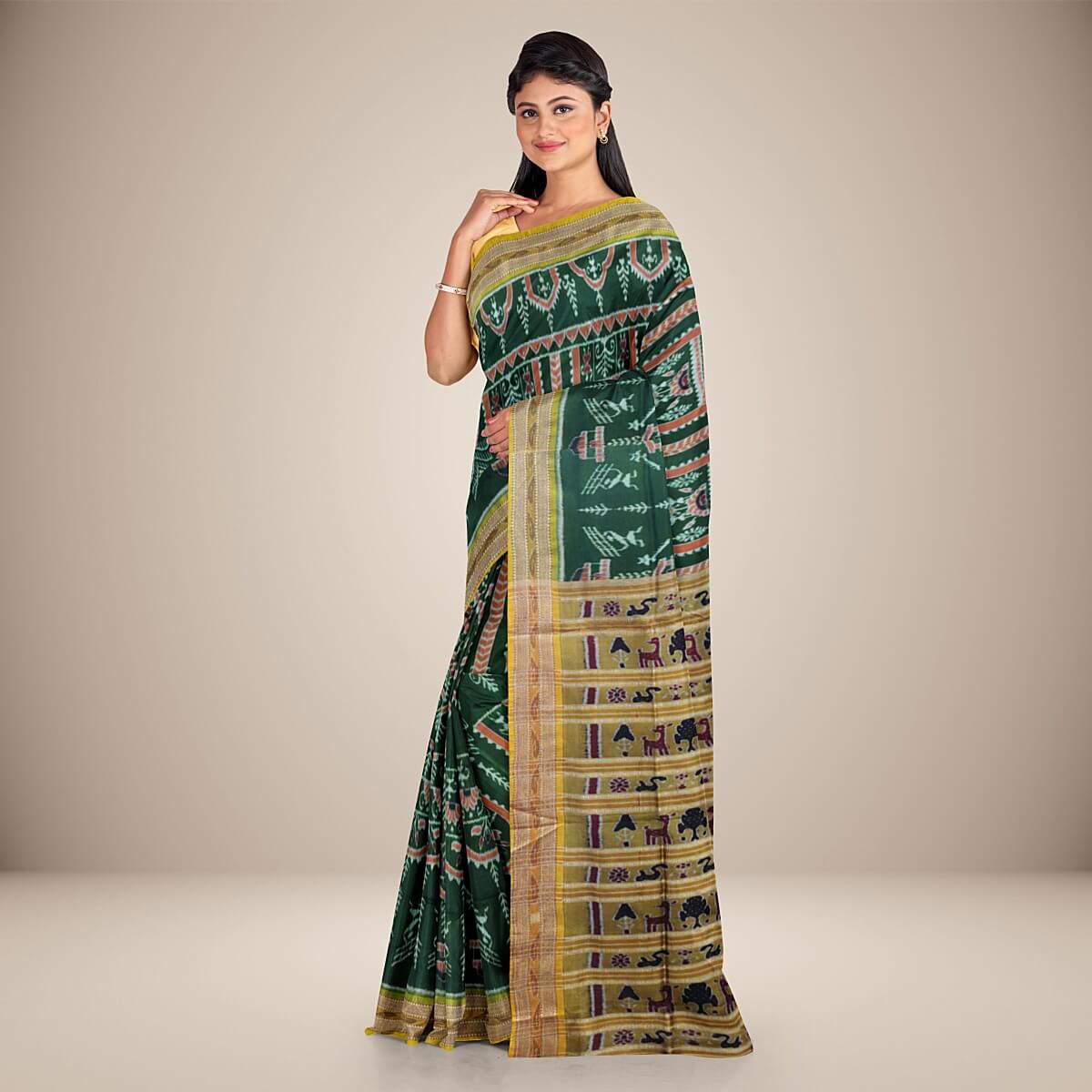 Khandua Silk Saree - Utkalika Odisha