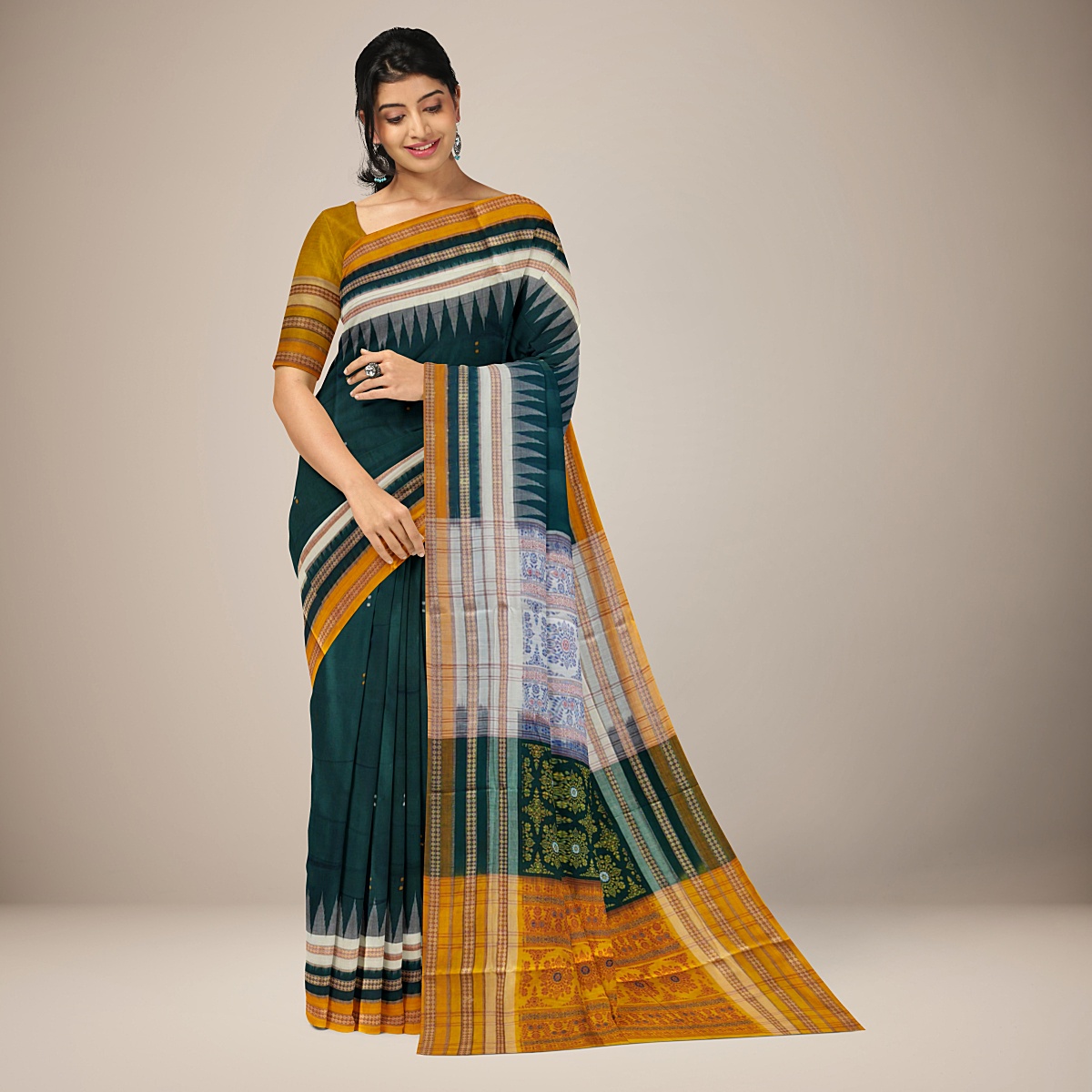 Bomkai Cotton Saree - Utkalika Odisha