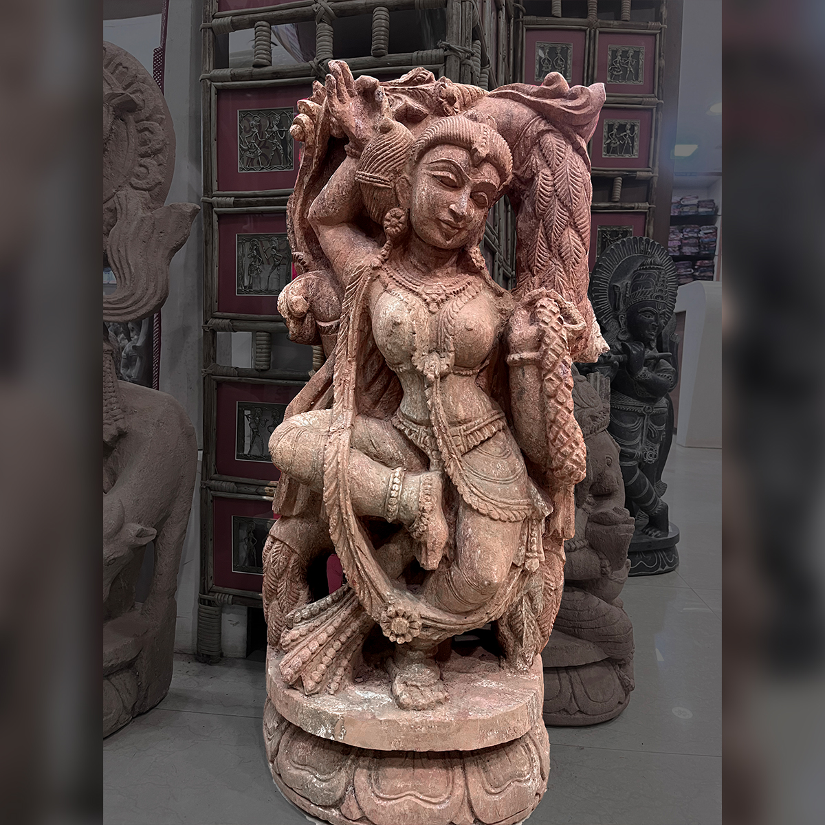 Nartaki Sand stone statue - Utkalika Odisha