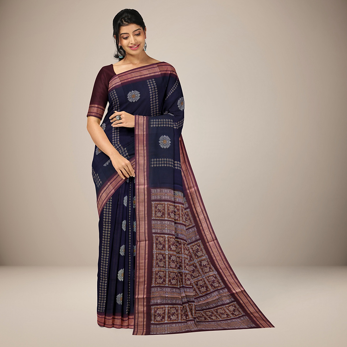 Bomkai Cotton Saree - Utkalika Odisha