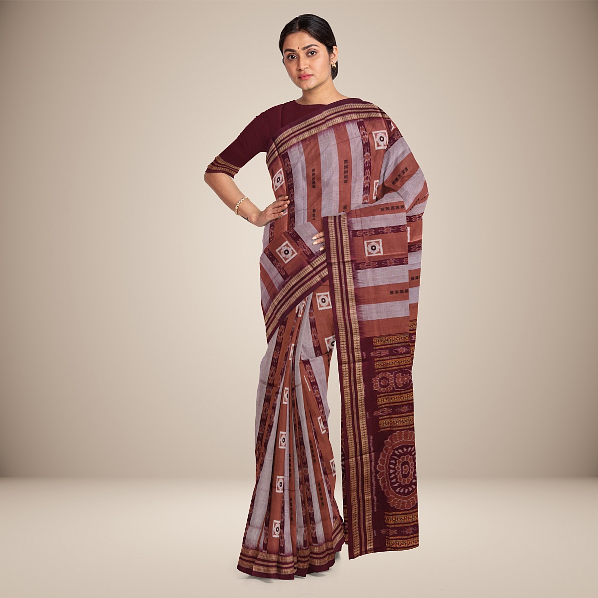 Bomkai Cotton Saree - Utkalika Odisha