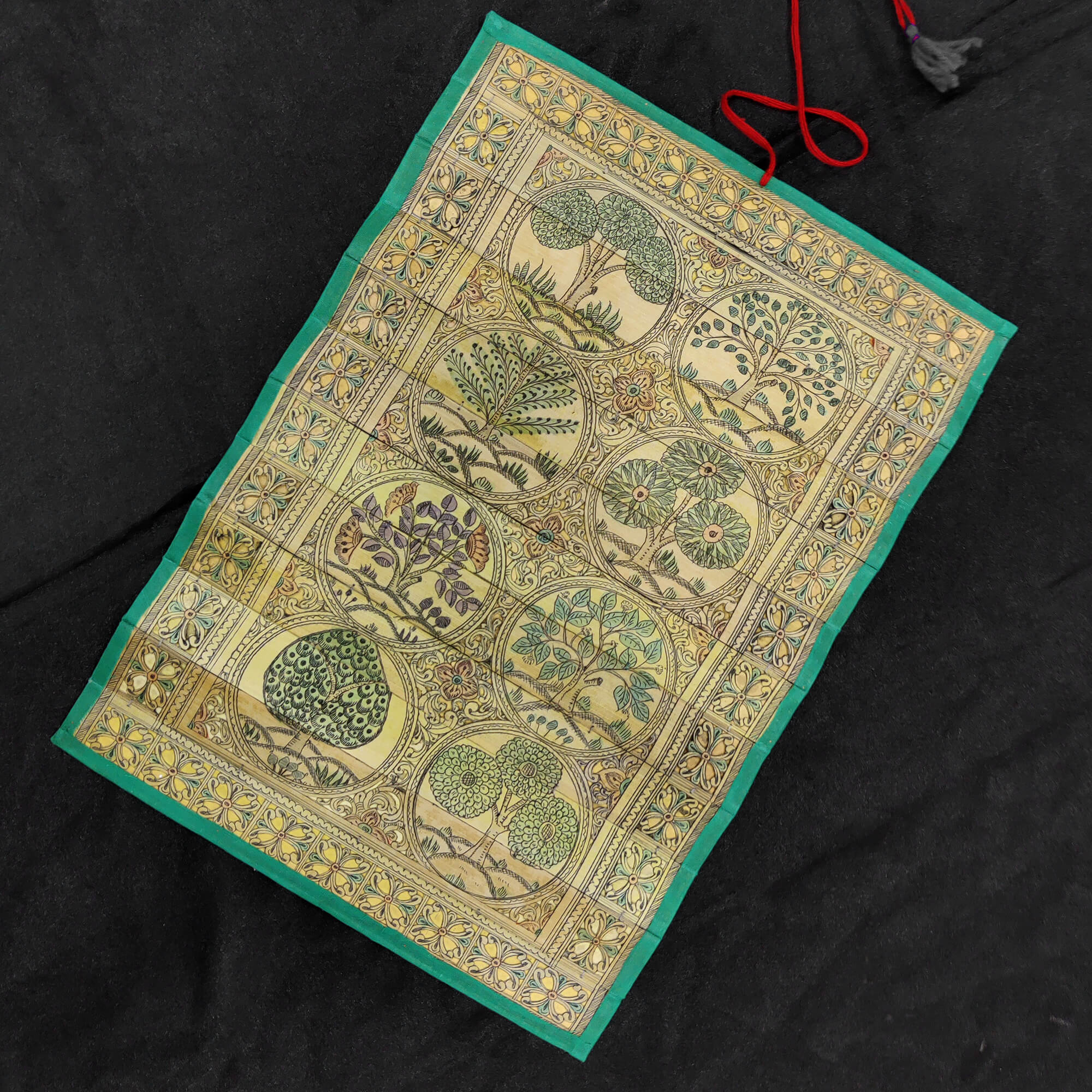 Palm leaf engraving of Tree Of Life - Utkalika Odisha