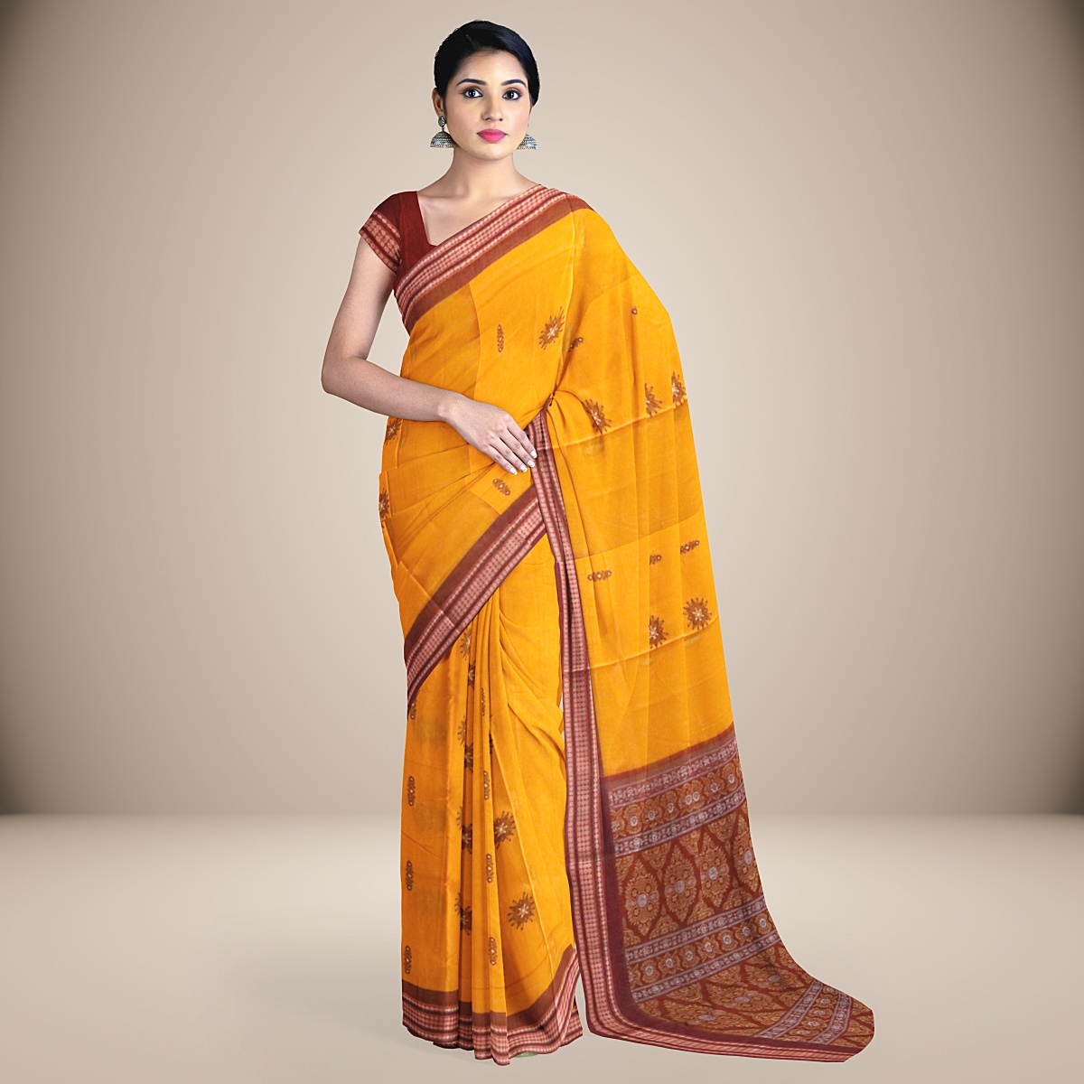 Bomkai Cotton Saree - Utkalika Odisha