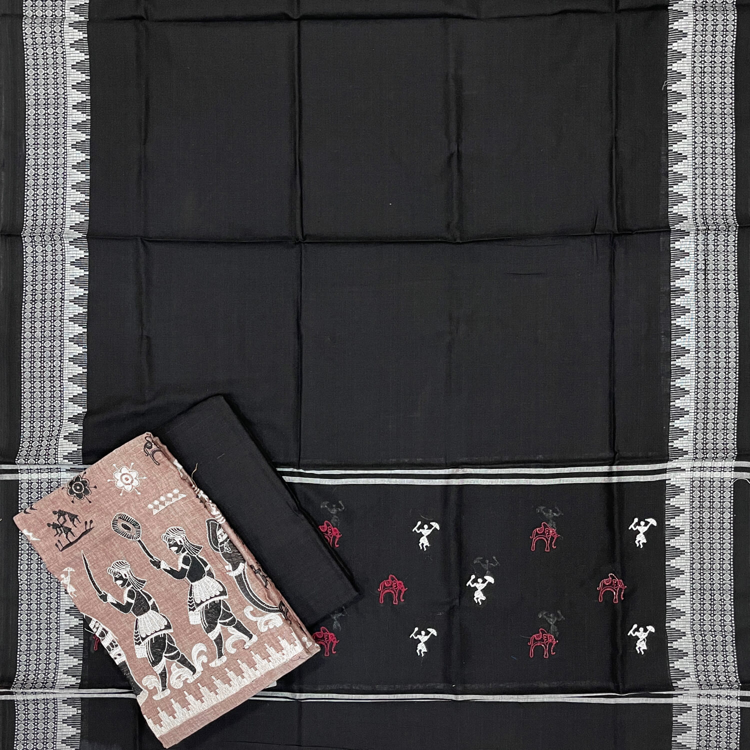 Bomkai Cotton Dress Set - Utkalika Odisha