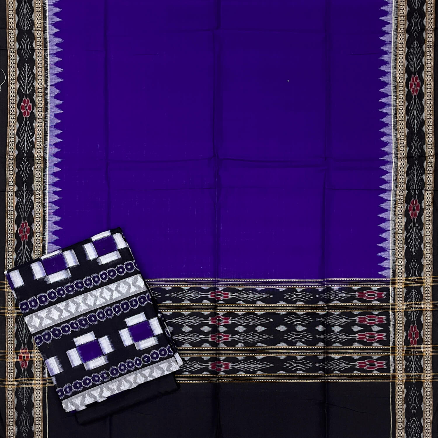 Pasapali Motif Sambalpuri Cotton Dress Set - Utkalika Odisha