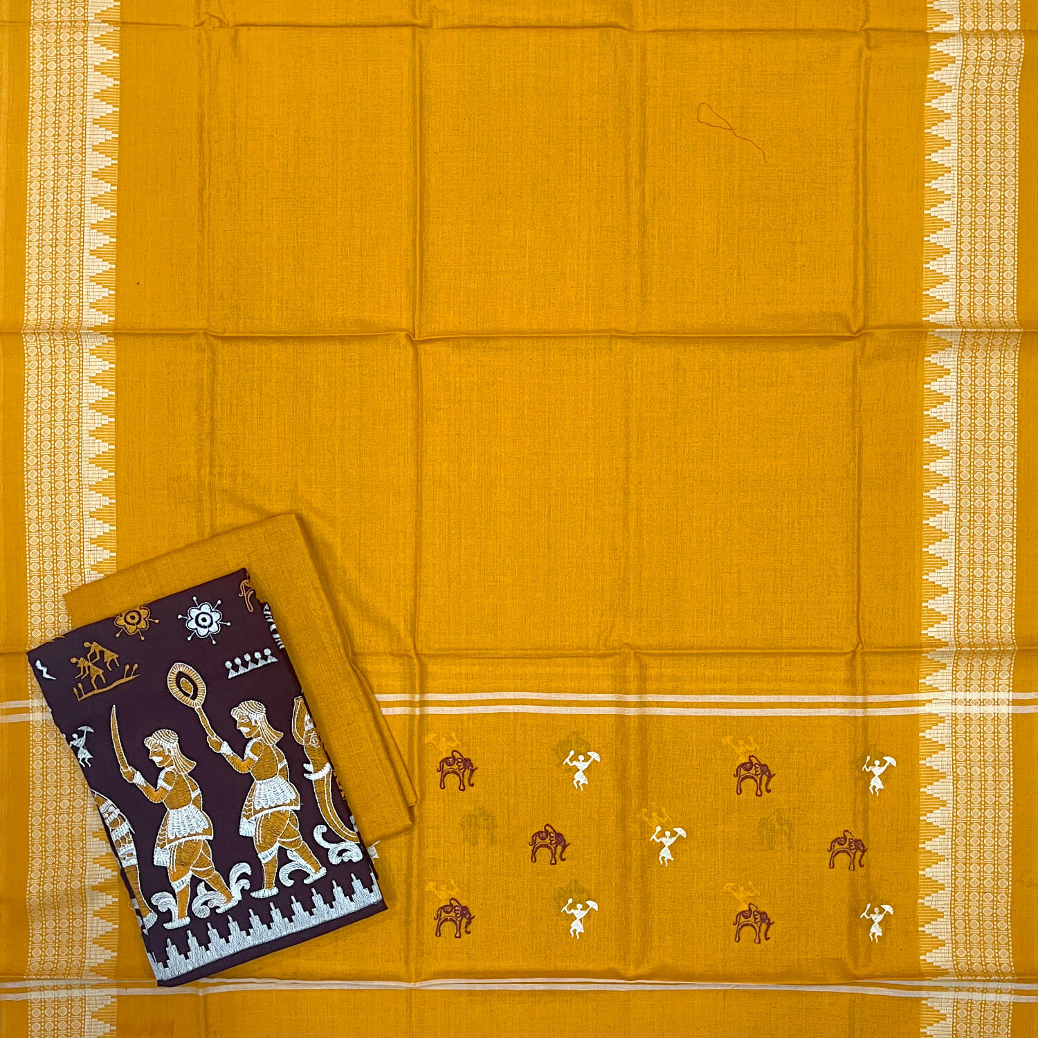 Bomkai Cotton Dress Set - Utkalika Odisha