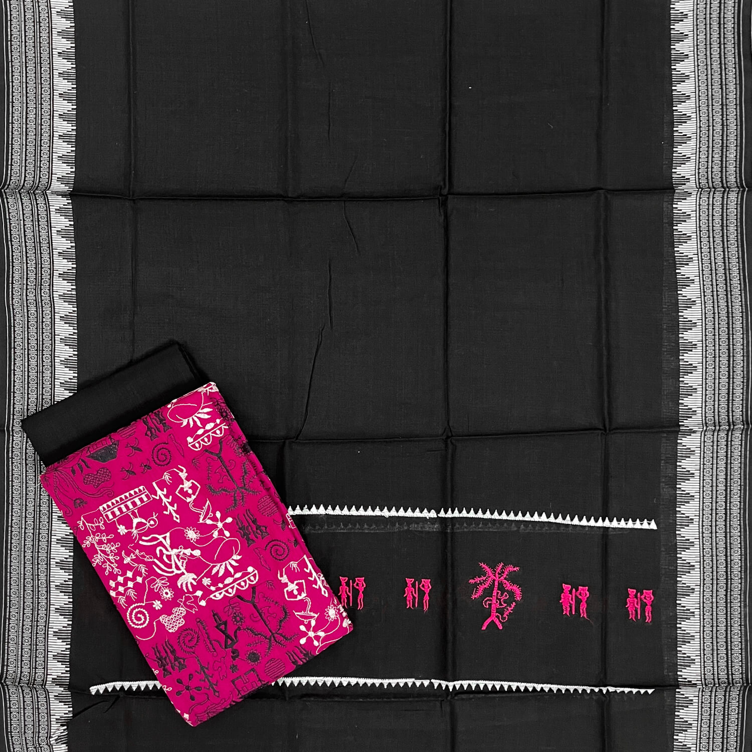 Bomkai Cotton Dress Set - Utkalika Odisha