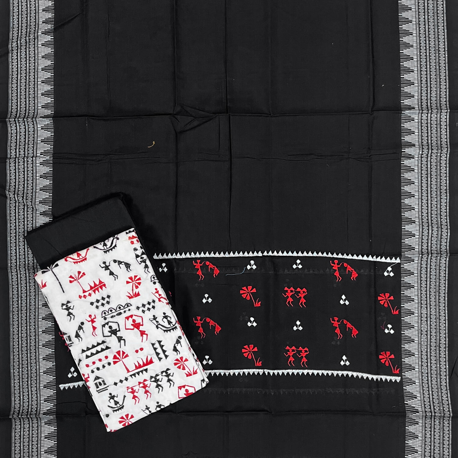 Bomkai Cotton Dress Set - Utkalika Odisha