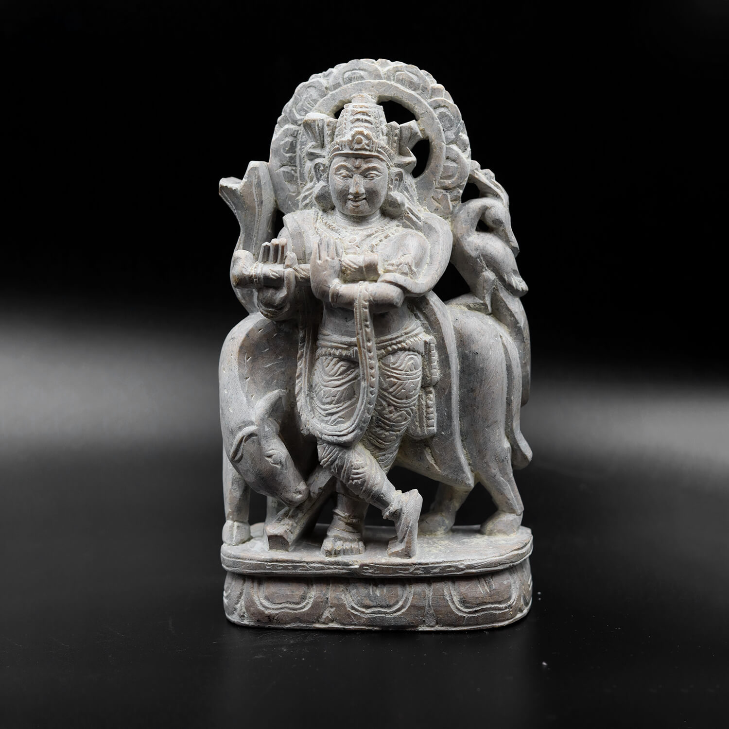 Lord Krishna Pink Stone Statue - Utkalika Odisha