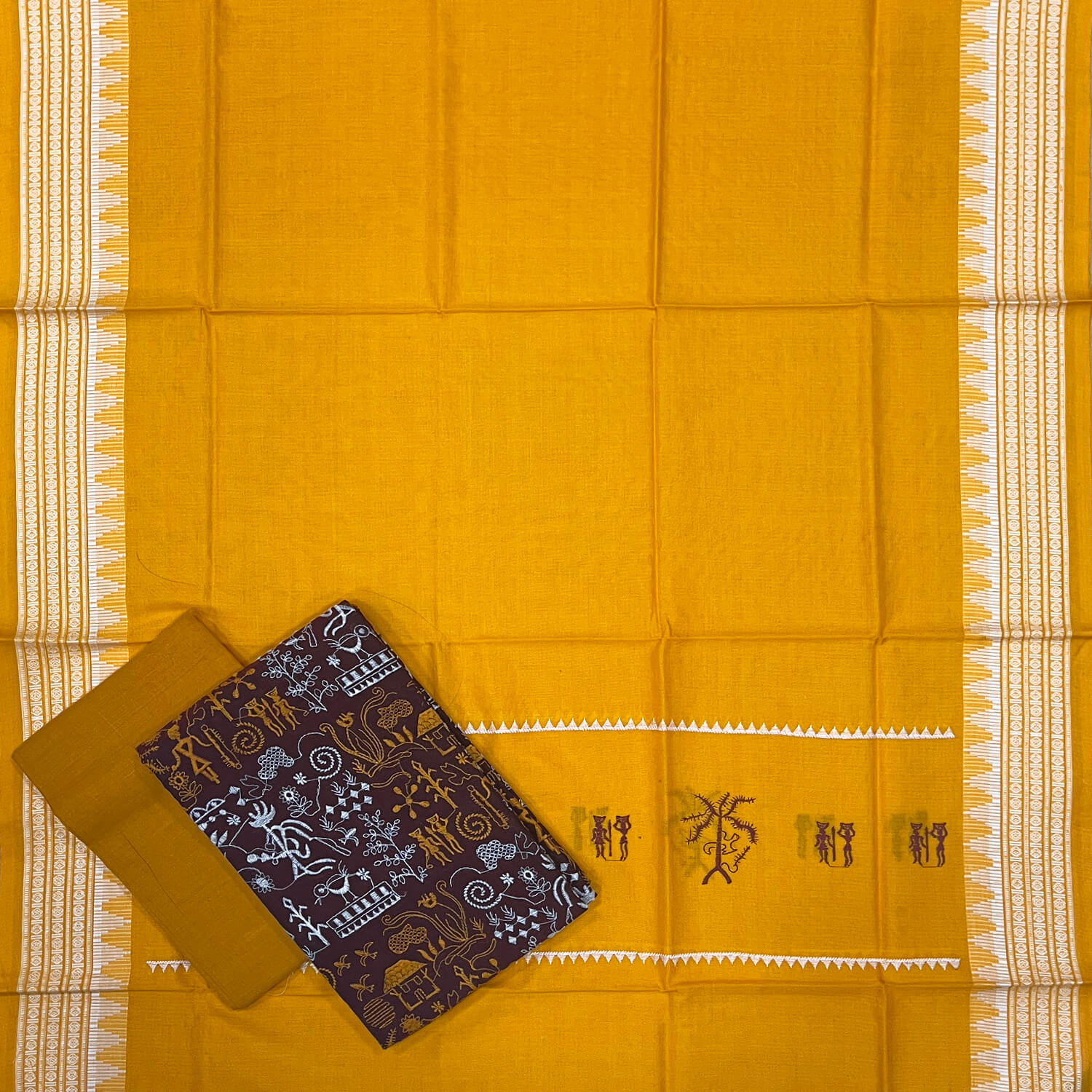 Bomkai Cotton Dress Set - Utkalika Odisha