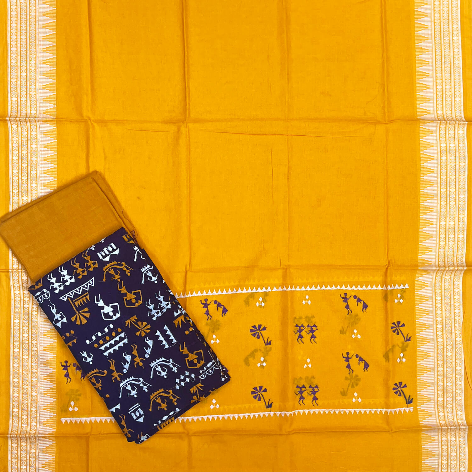 Bomkai Cotton Dress Set - Utkalika Odisha