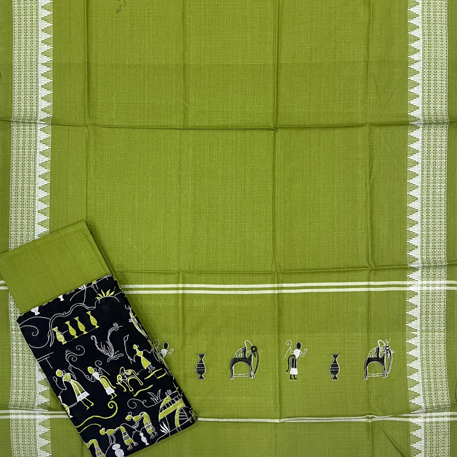 Bomkai Cotton Dress Set - Utkalika Odisha