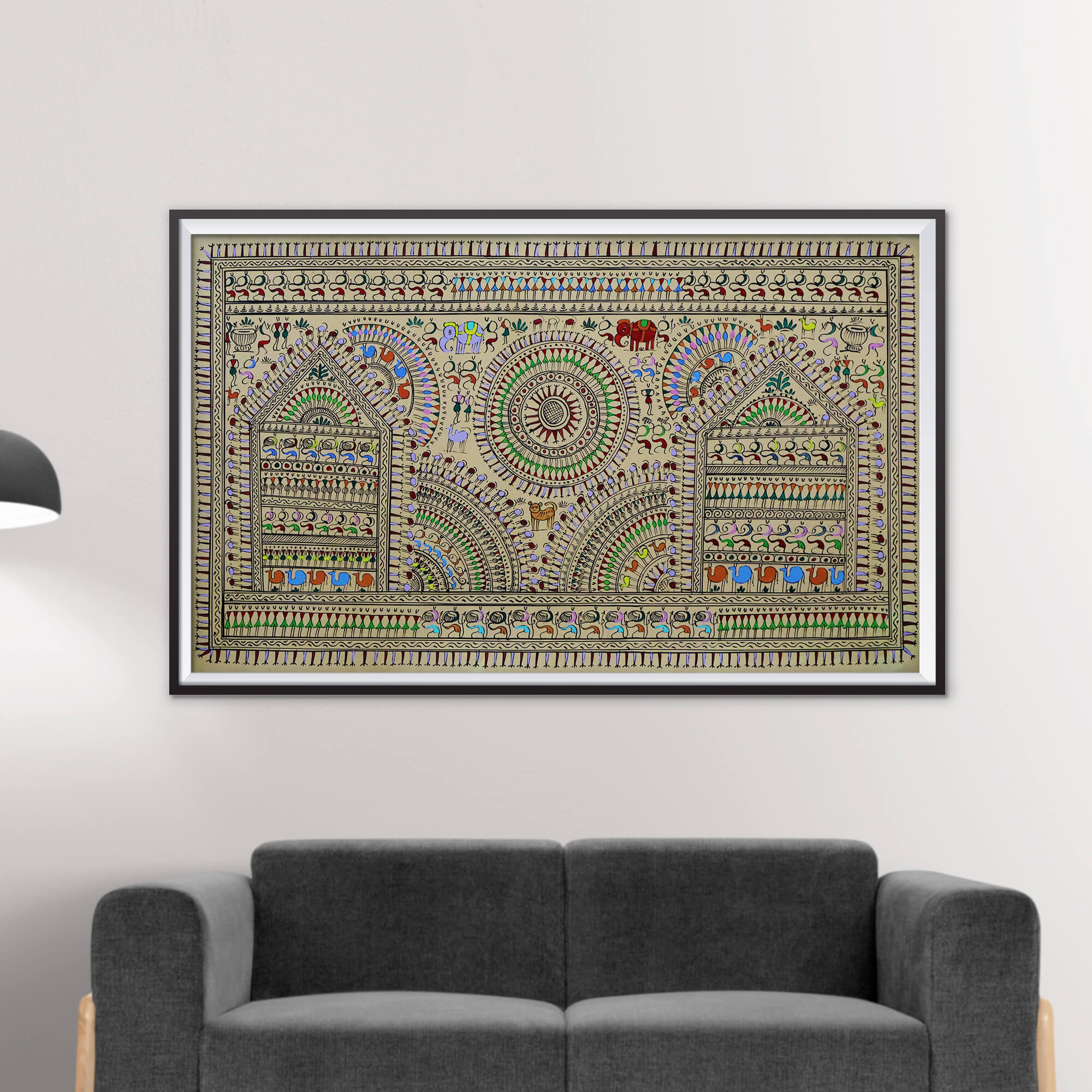 Saura Tribal Artwork with Pattachitra - Utkalika Odisha