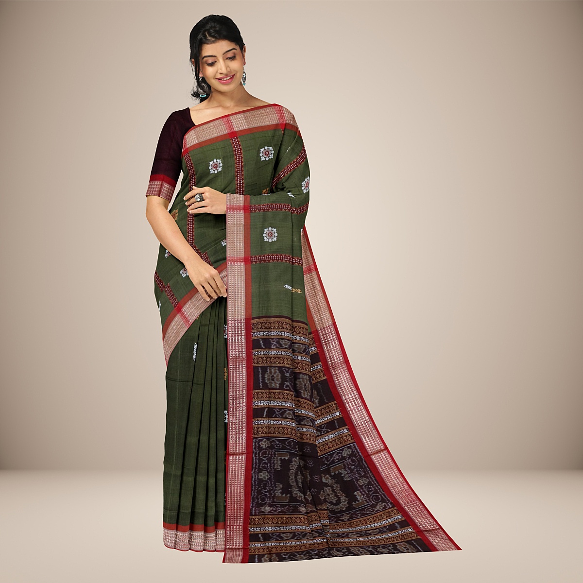 Bomkai Cotton Saree - Utkalika Odisha
