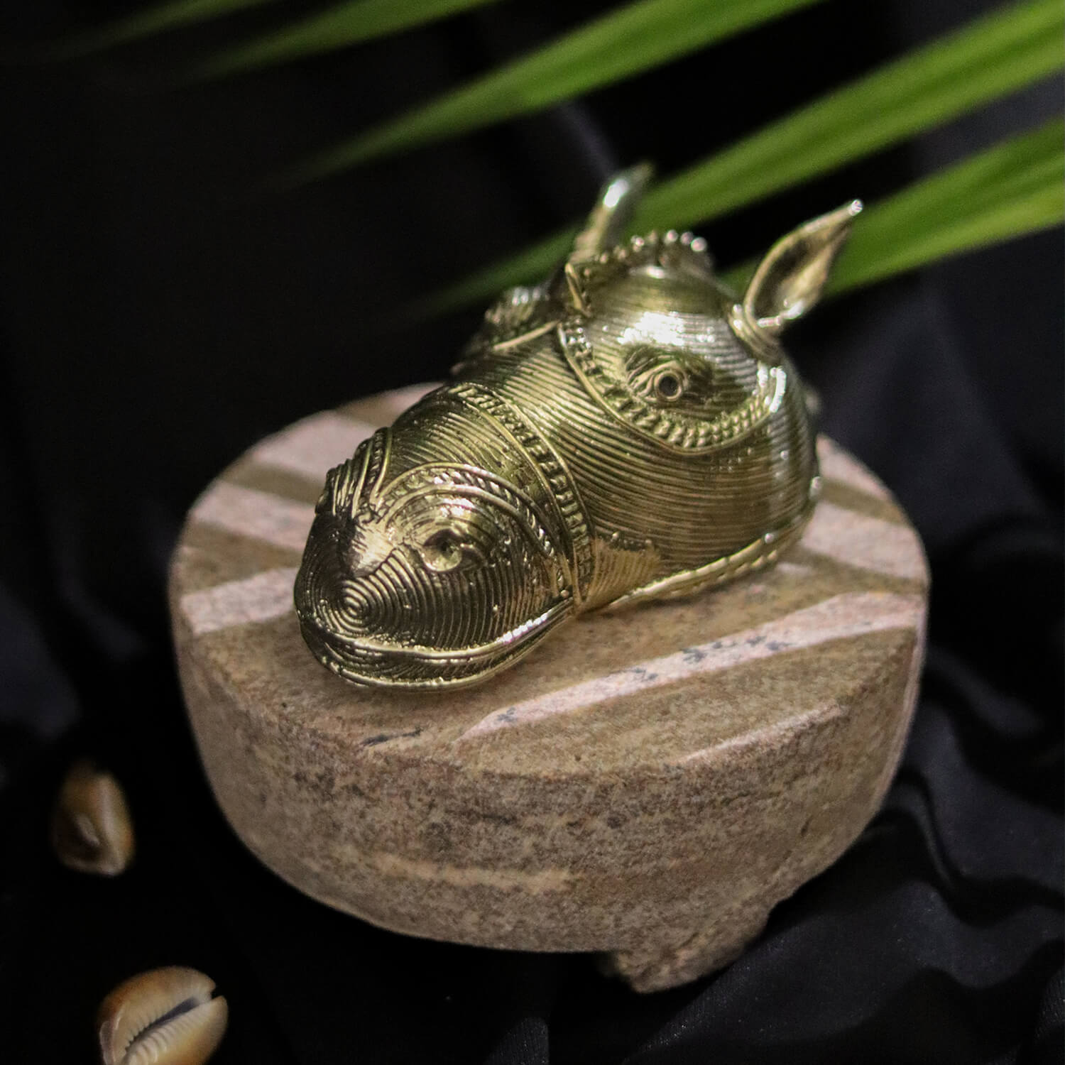 Dhokra Crafted Horse Mask - Utkalika Odisha