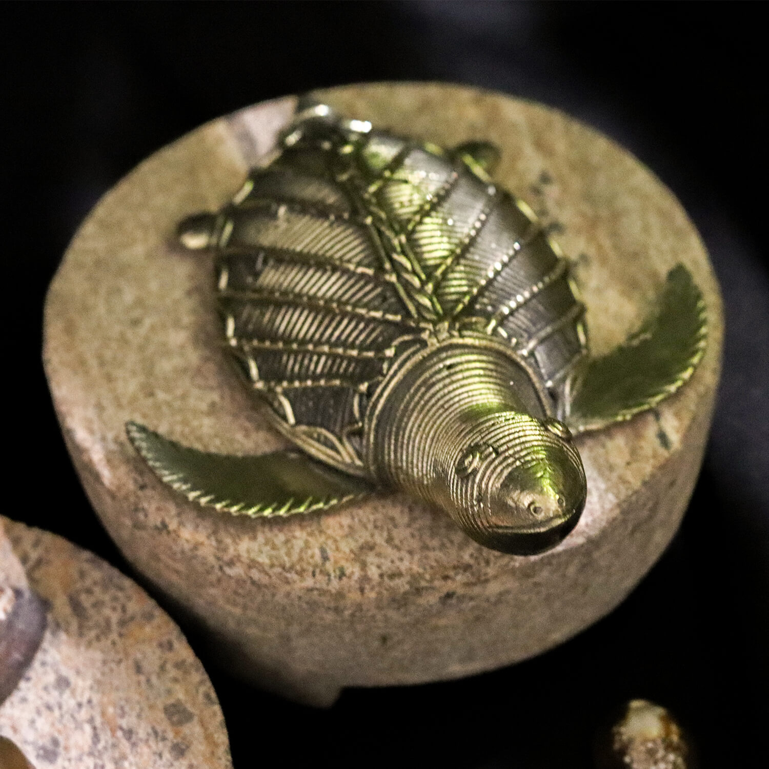 Dhokra Crafted Tortoise - Utkalika Odisha