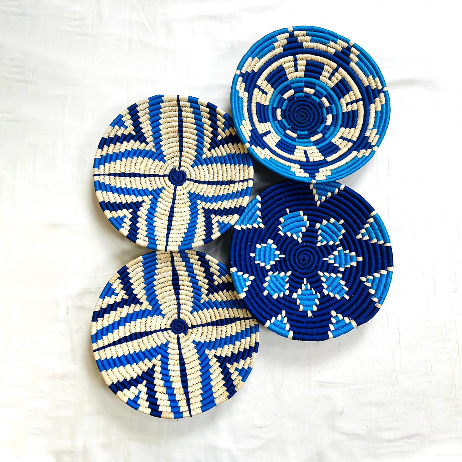Sabai Grass Wall Plate (Set of 4) - Utkalika Odisha