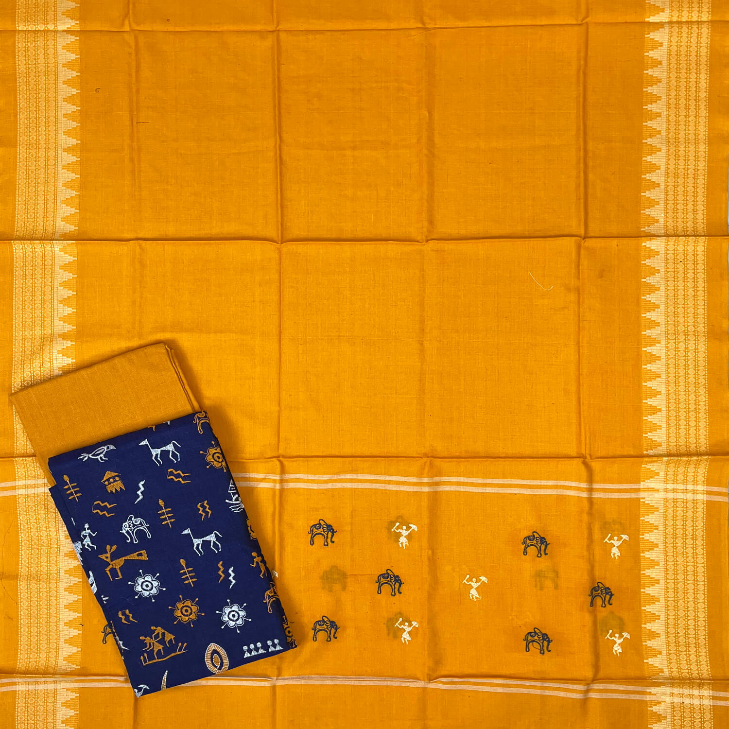 Bomkai Cotton Dress Set - Utkalika Odisha
