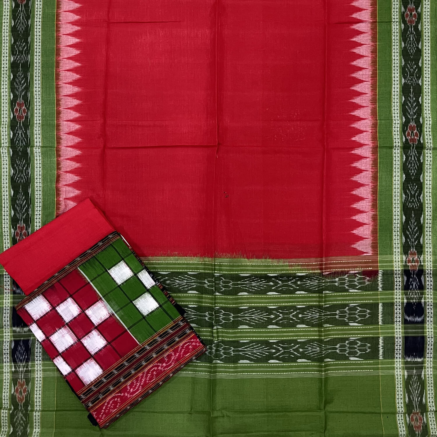 Sambalpuri Cotton Dress Set - Utkalika Odisha