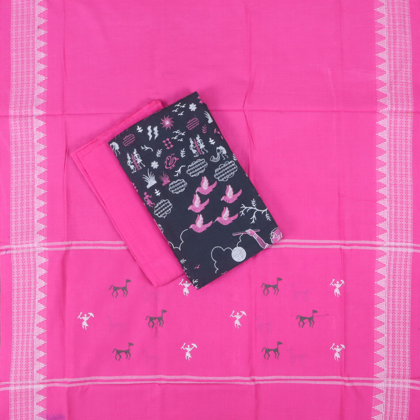 New Modern Tribal Design Bomkai Dress Sets - Utkalika Odisha