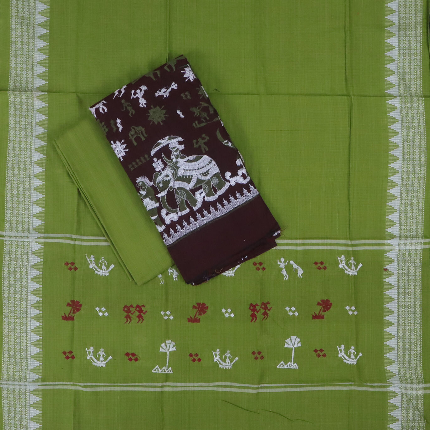 New Modern Tribal Design Bomkai Dress Sets - Utkalika Odisha